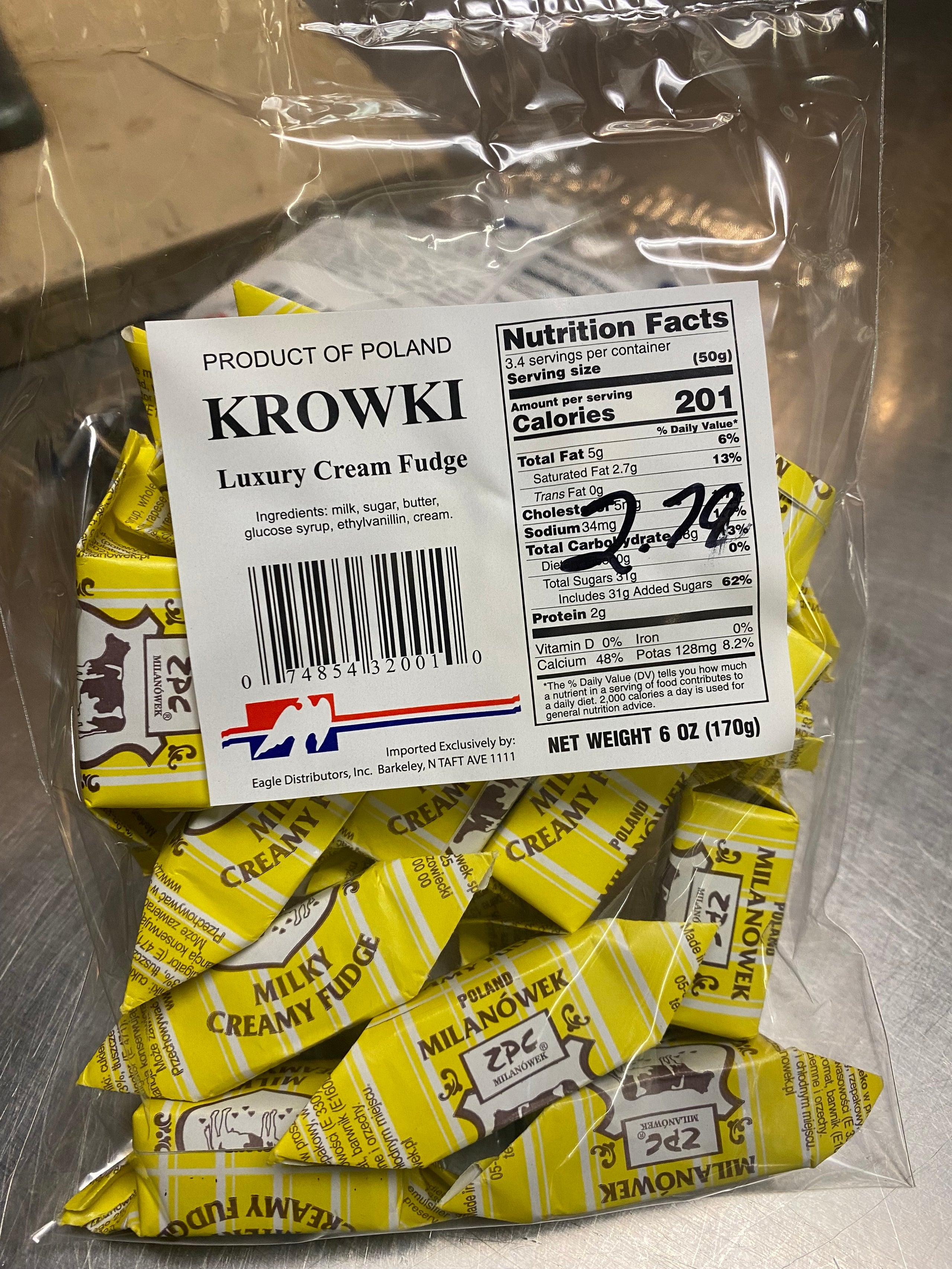KROWKI (Luxury Cream Fudge) 6 Oz. | Piekutowski Distributors
